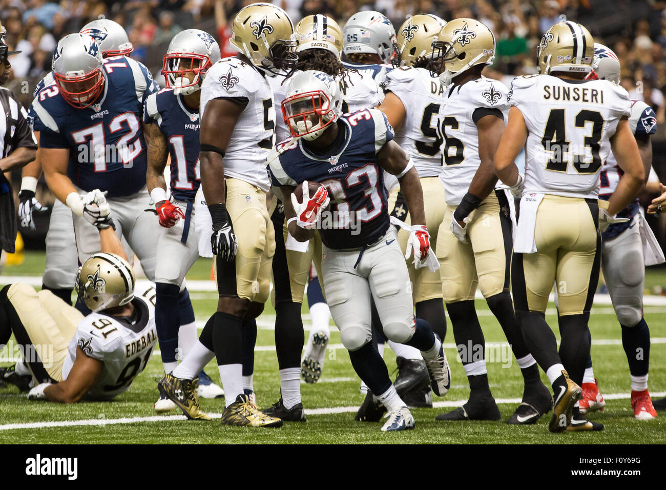 August 22, 2015 - New Orleans Saints defensive tackle Tyeler Davison ... August 22, 2015 - New Orleans Saints defensive tackle Tyeler Davison ...
