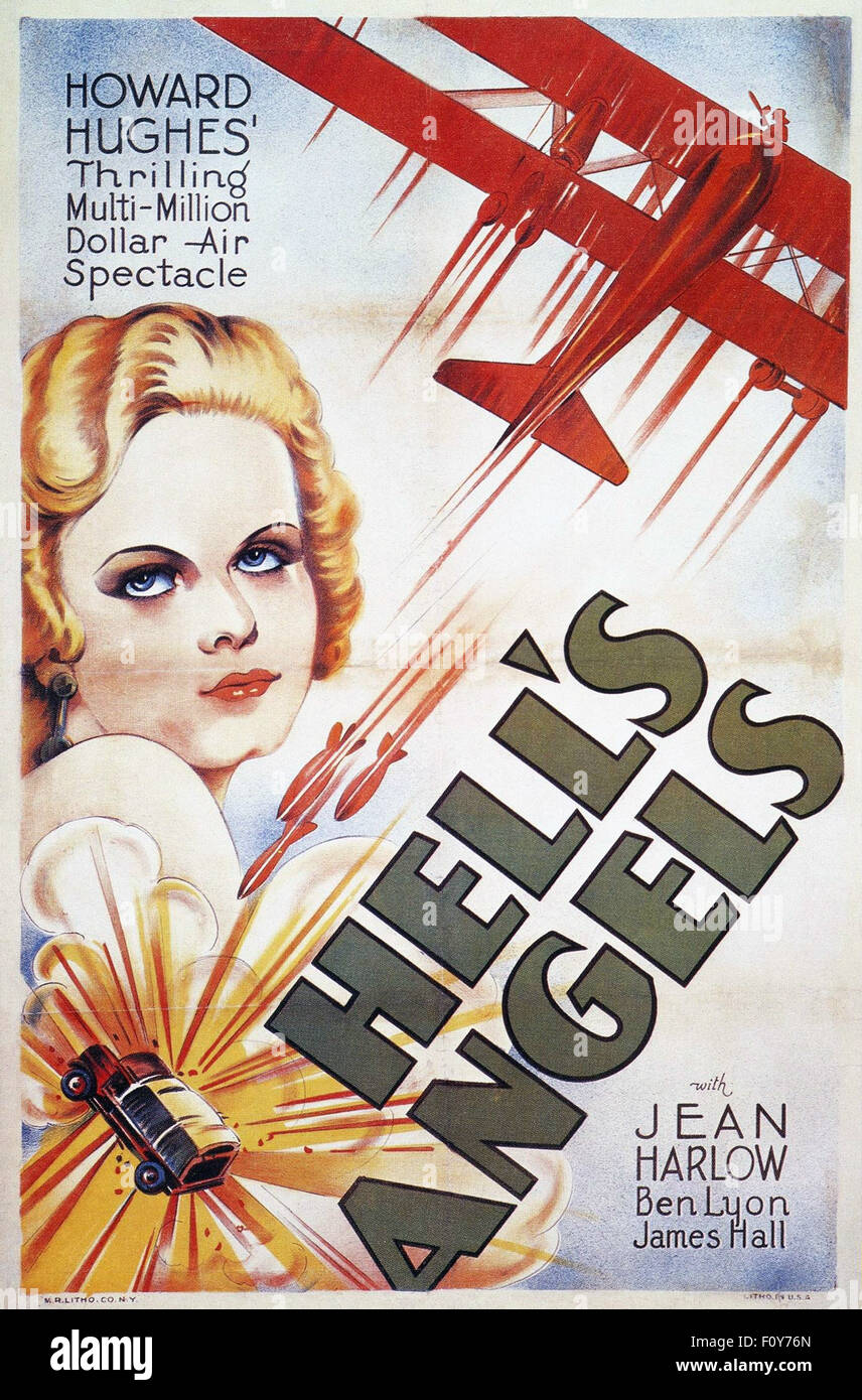 Hells angels 1930 07 movie poster hi-res stock photography and images - Alamy