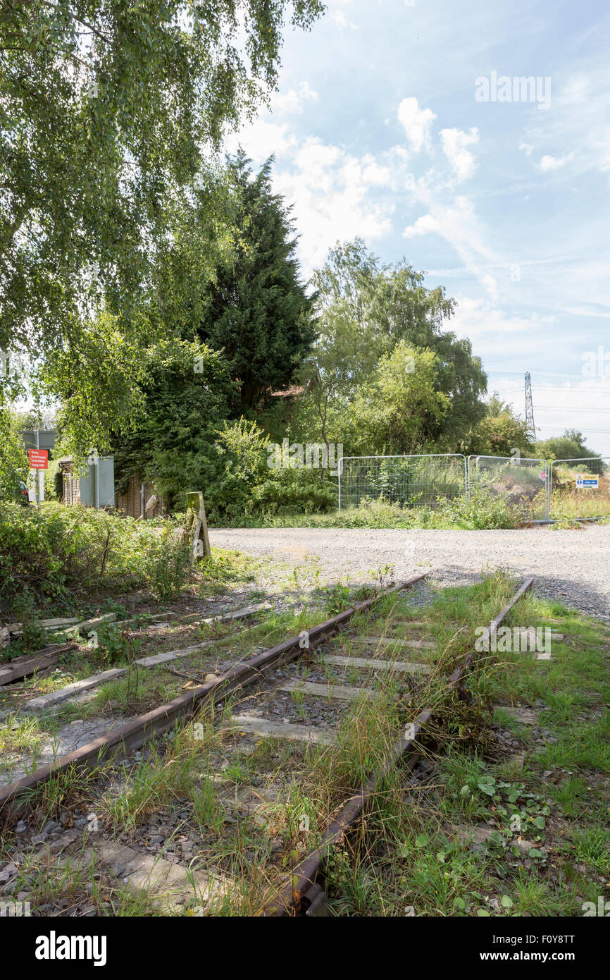 Verney Junction Railway looking West Stock Photo - Alamy