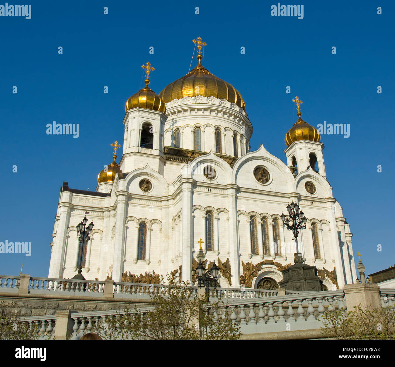 Orthodox cathedral of Jesus Christ Saviour in Russia Stock Photo - Alamy