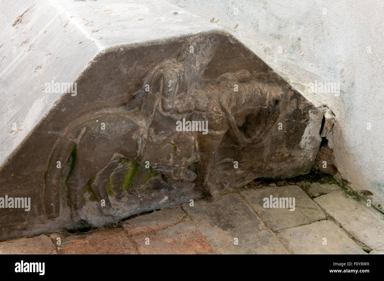 Monument detail, St. Editha`s Church, Orton on the Hill, Leicestershire ...