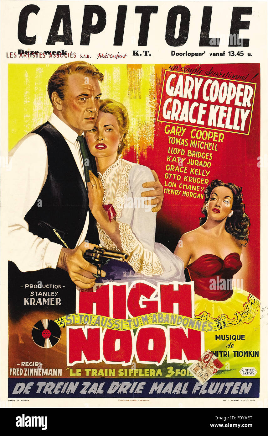 High noon poster hi-res stock photography and images - Alamy