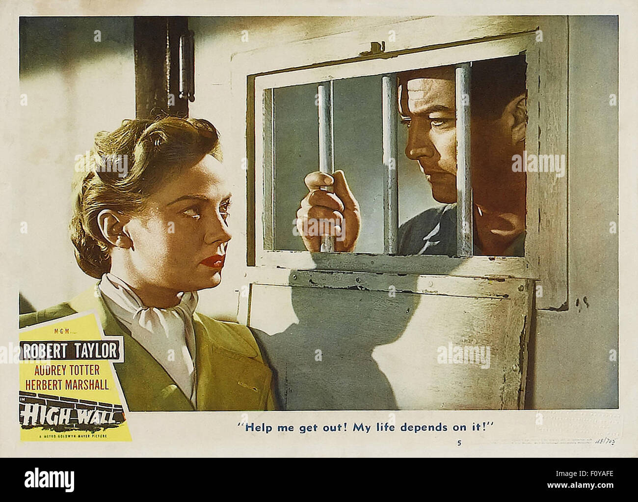 High Wall - 03 - Movie Poster Stock Photo - Alamy