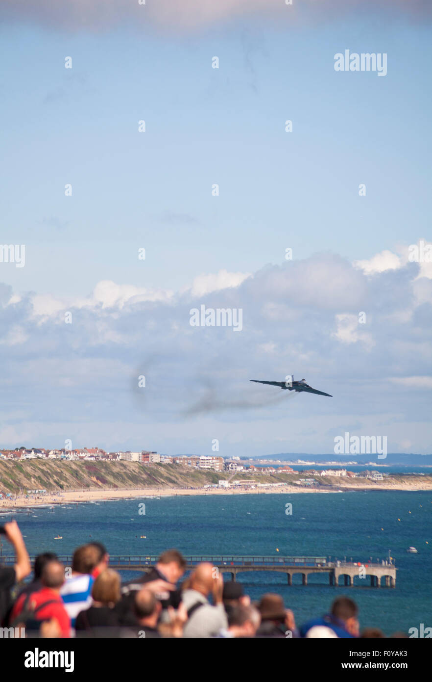 Bournemouth, UK. 23 August 2015. The Vulcan, RAF Avro Vulcan XH558 ...
