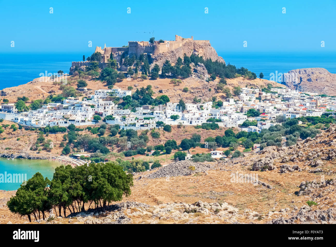 Lindos. Rhodes, Greece Stock Photo - Alamy