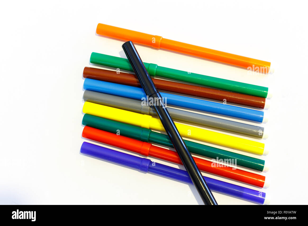 Set of felt tip pens hi-res stock photography and images - Alamy