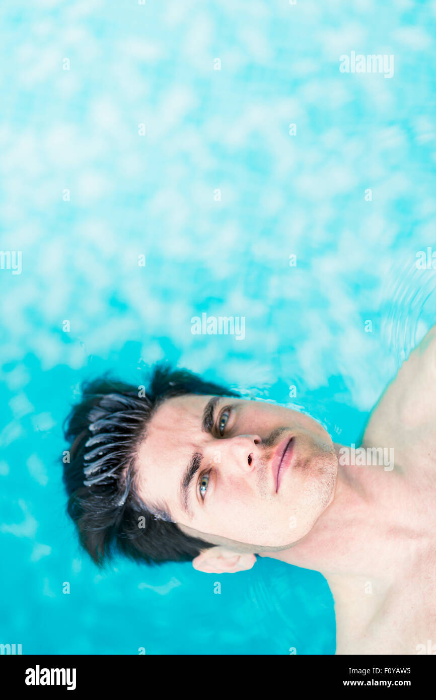 Man floating on water hi-res stock photography and images - Alamy