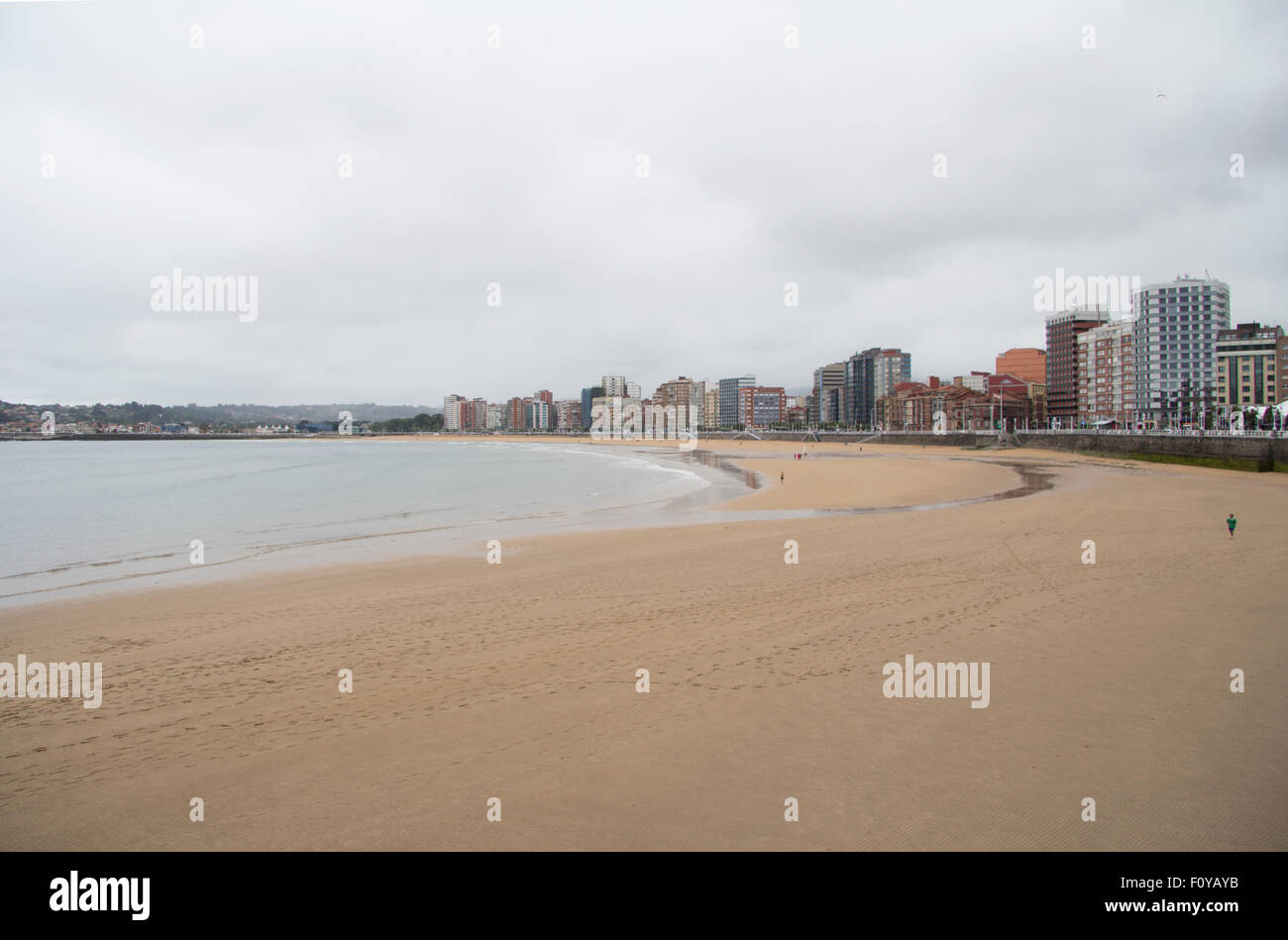 Gijon beach hi-res stock photography and images - Alamy