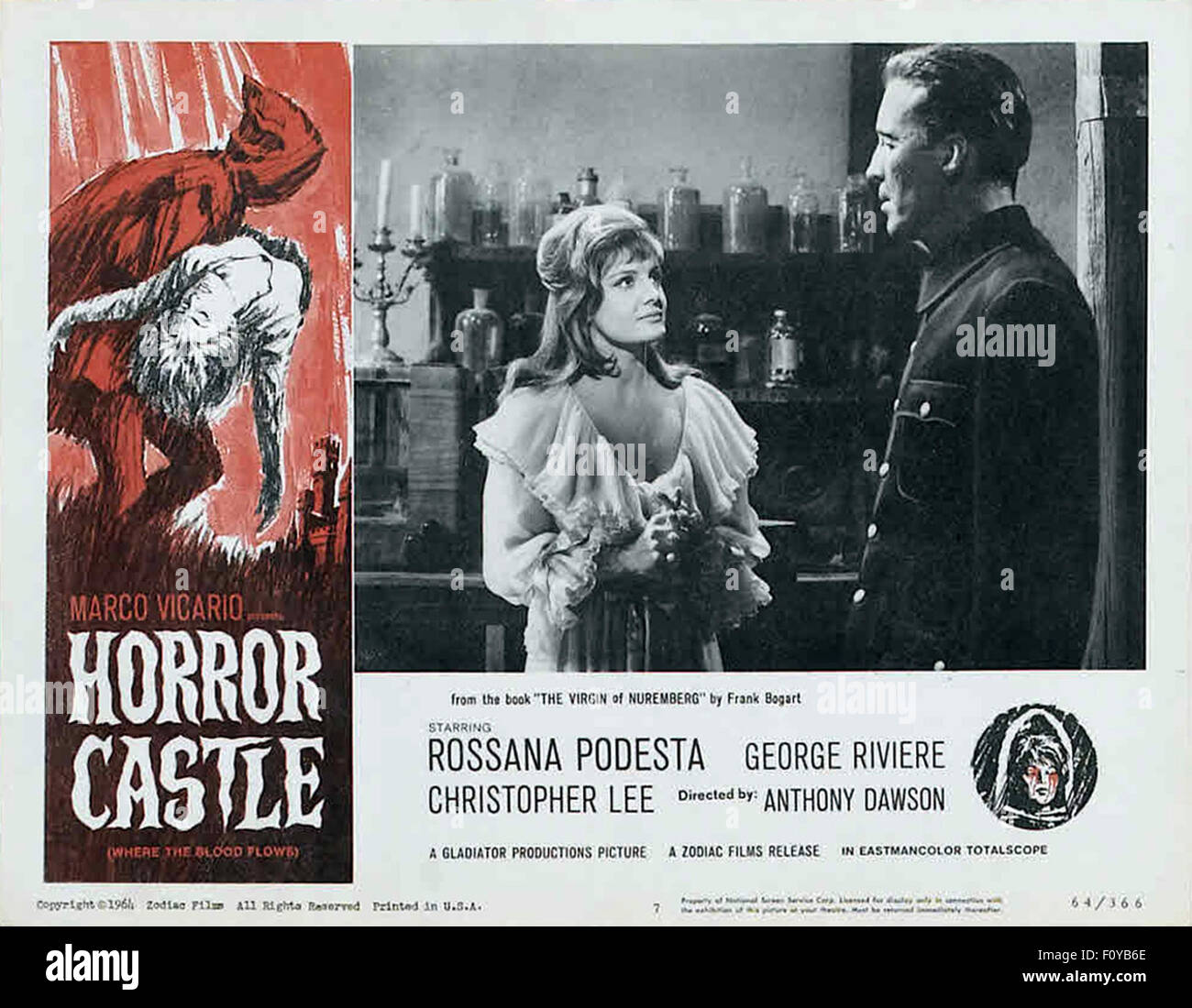 Horror castle 01 movie poster hi-res stock photography and images - Alamy