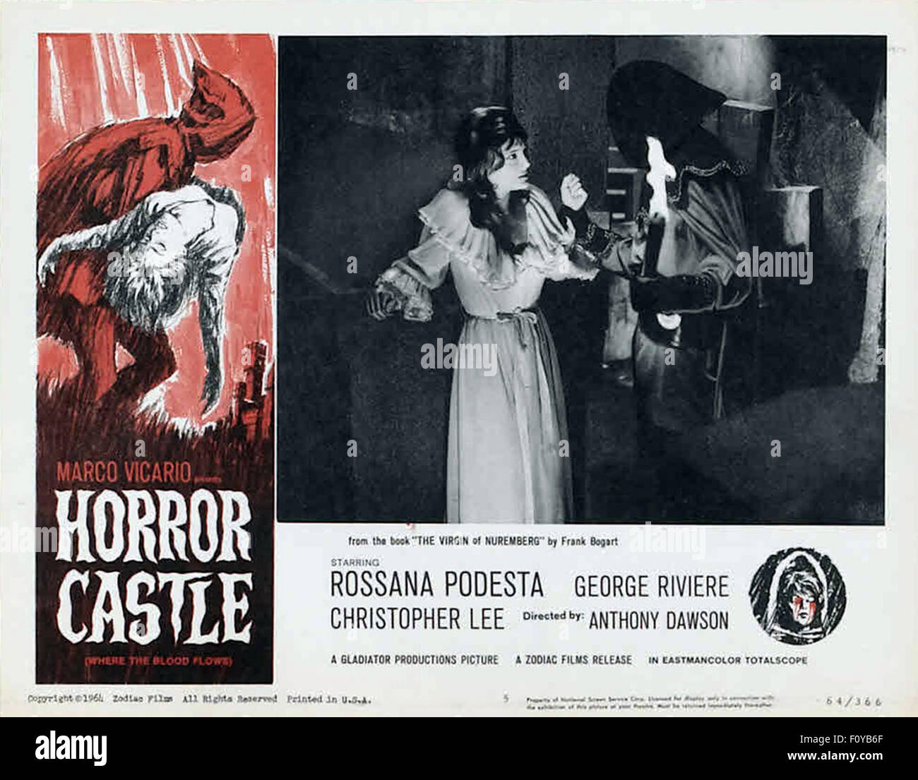 Horror castle 02 movie poster hi-res stock photography and images - Alamy
