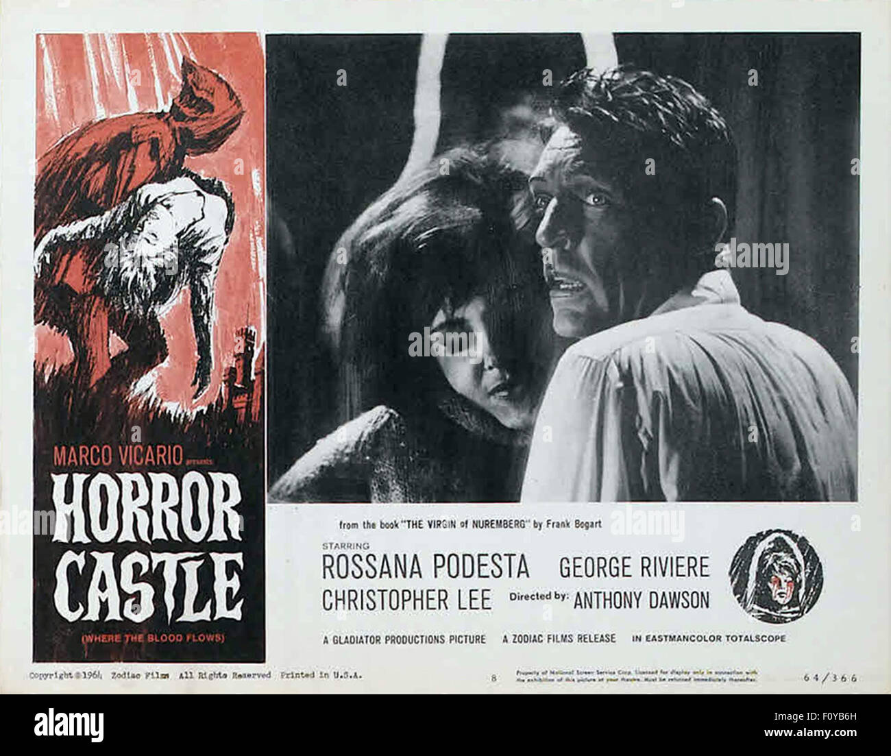 Horror castle 04 movie poster hi-res stock photography and images - Alamy