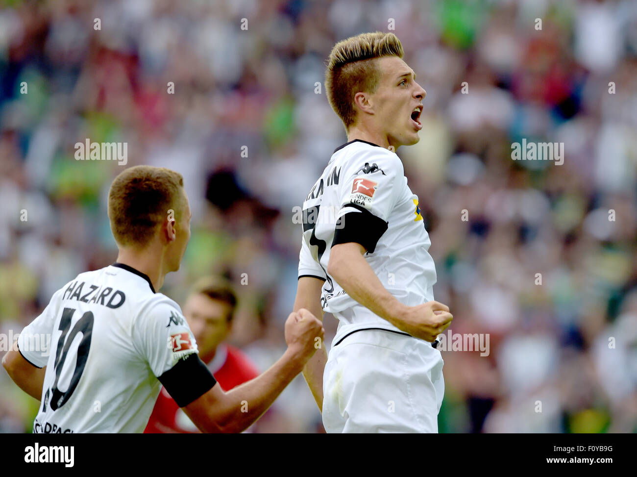 Moenchengladbach, Germany. 23rd Aug, 2015. Gladbach's Patrick Herrmann ...