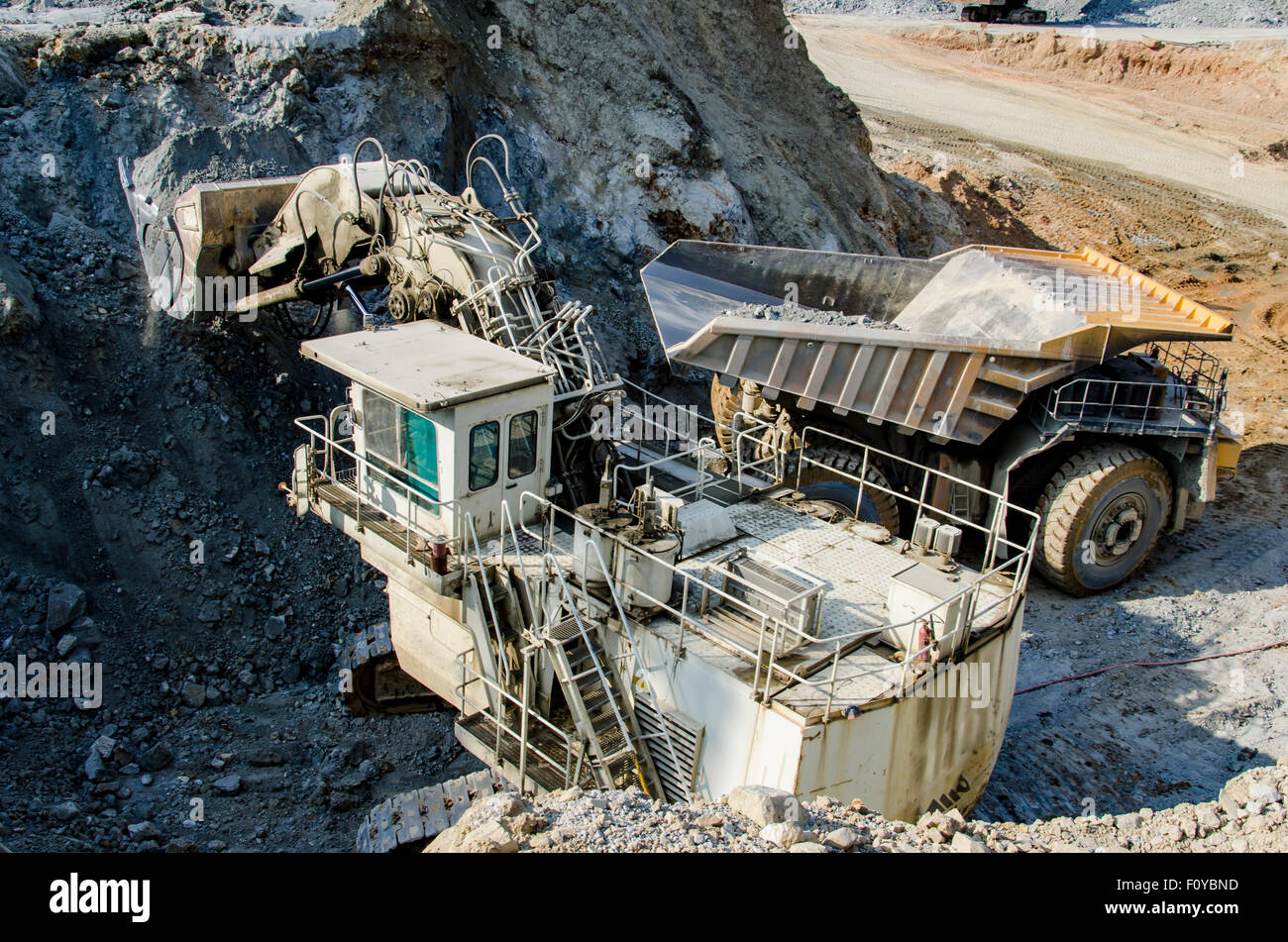 Open pit machinery Stock Photo - Alamy
