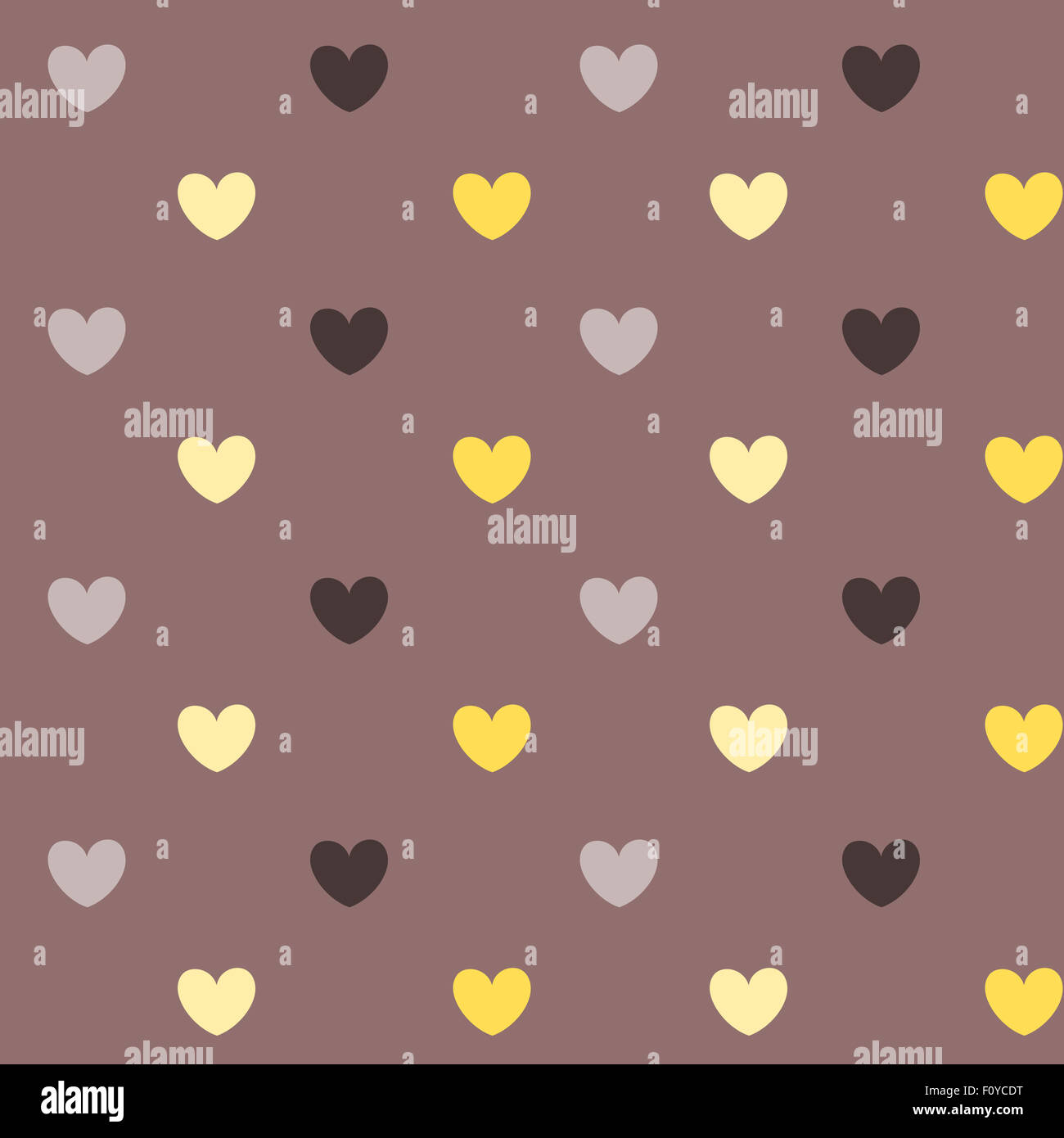 romantic pastel heart seamless pattern background illustration Stock ...
