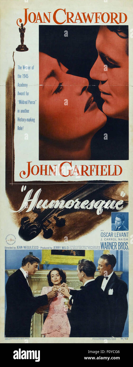Humoresque (1946) - 07 - Movie Poster Stock Photo - Alamy