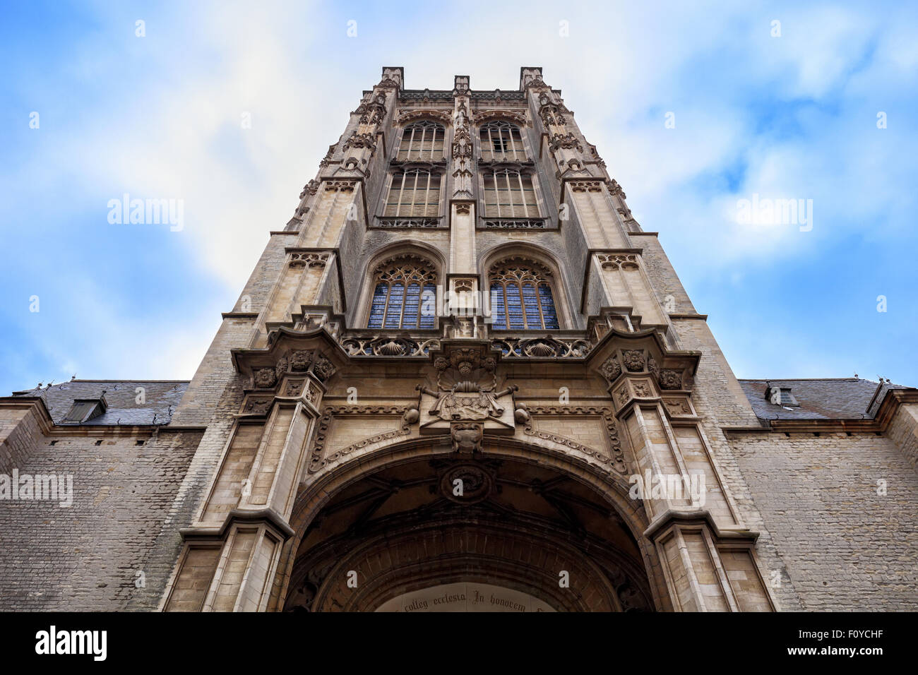 Amazing facade of St. James' Church, view from below Stock Photo - Alamy