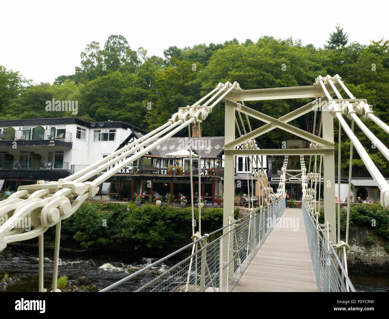 Chain bridge hotel llangollen hi-res stock photography and images - Alamy