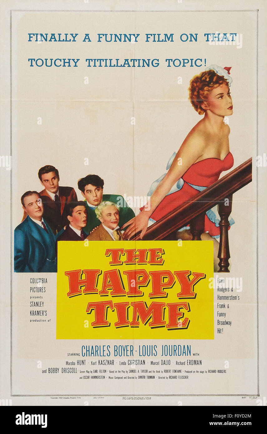 The Happy Time - 06 - Movie Poster Stock Photo - Alamy