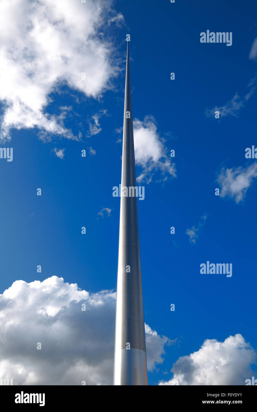 The Spire of Dublin, Ireland also known as Spike is a large, 121.2 ...