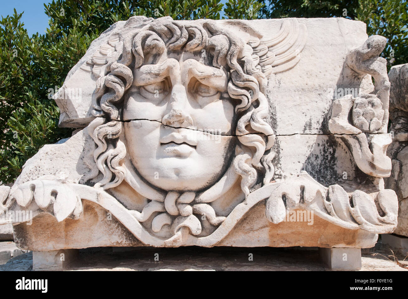 Medusa in apollo temple hi-res stock photography and images - Alamy