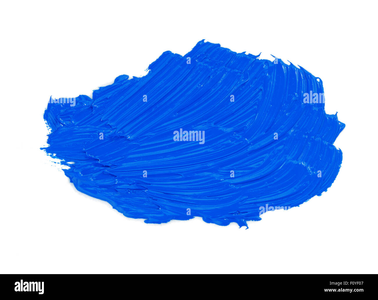 oil paint spot isolated on white background Stock Photo - Alamy