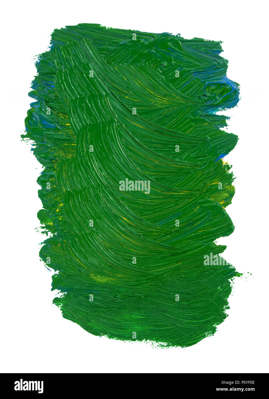 oil paint spot isolated on white background Stock Photo - Alamy