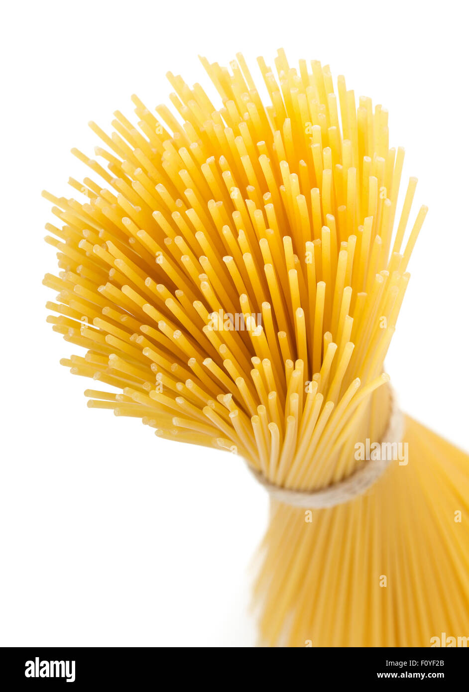 bunch of spaghetti isolated on white background Stock Photo - Alamy