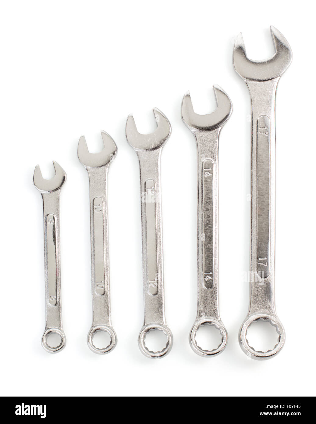 wrench tool isolated on white background Stock Photo - Alamy
