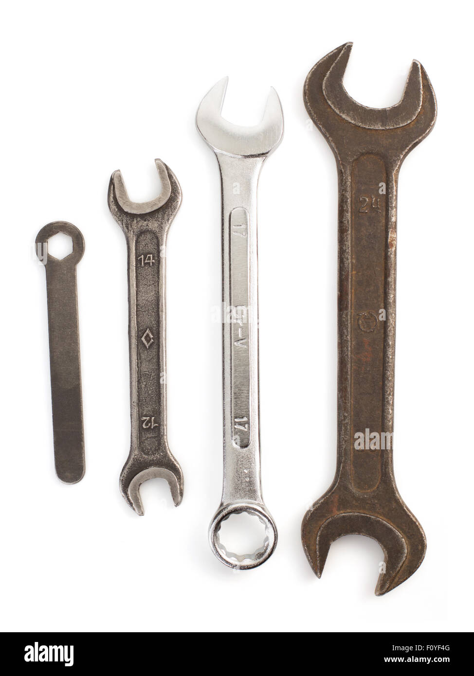 wrench tool isolated on white background Stock Photo - Alamy