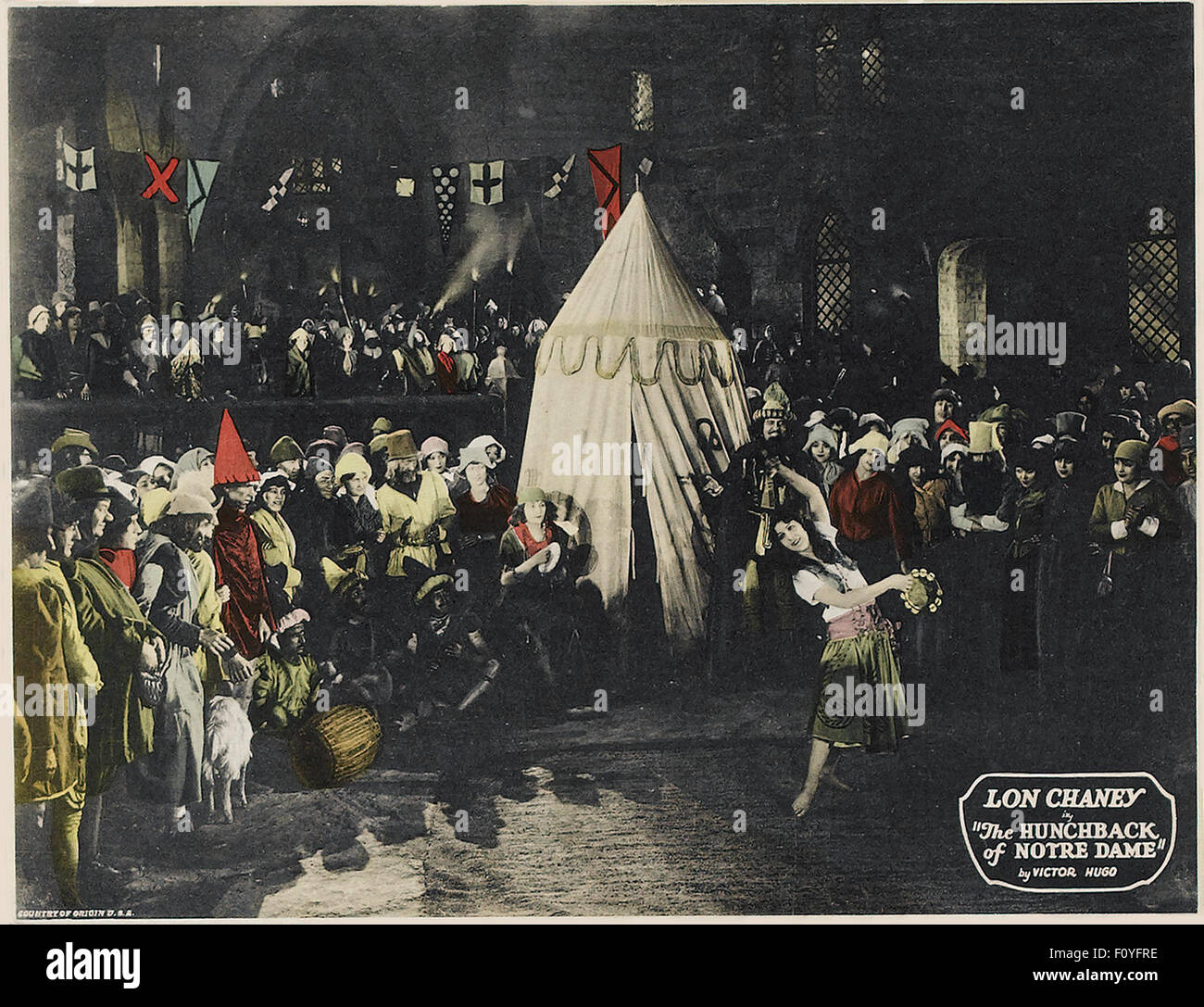 The hunchback of notre dame 1923 01 movie poster hi-res stock ...