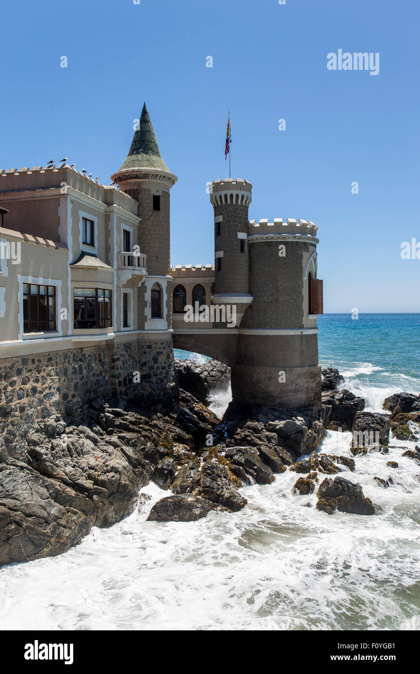 Castillo Wulff, Viña del Mar, Chile Stock Photo - Alamy