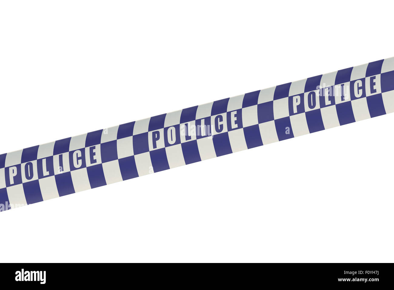 England Police Line isolated on white background Stock Photo - Alamy