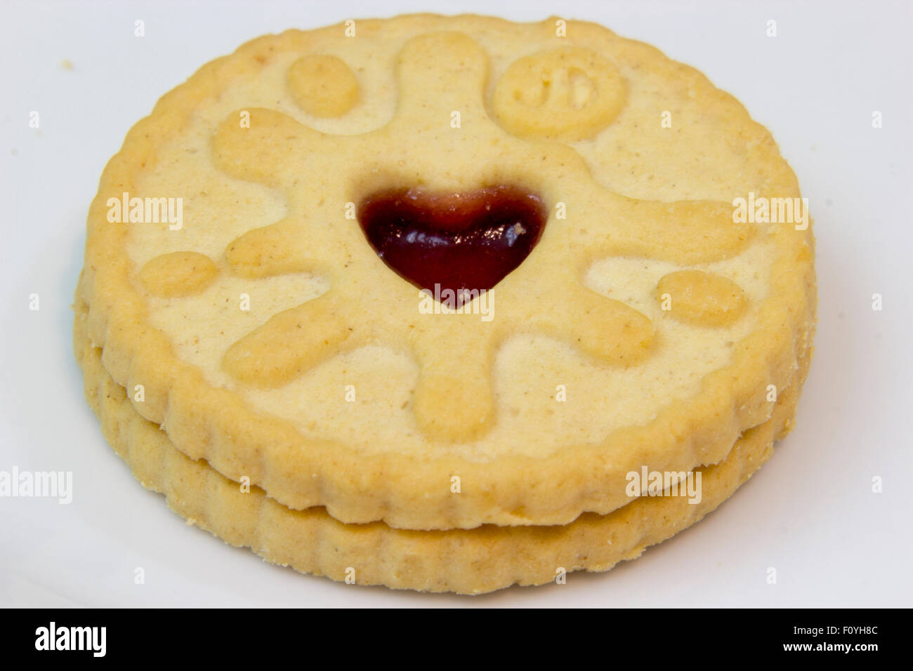 Jammy Dodger biscuits Stock Photo - Alamy