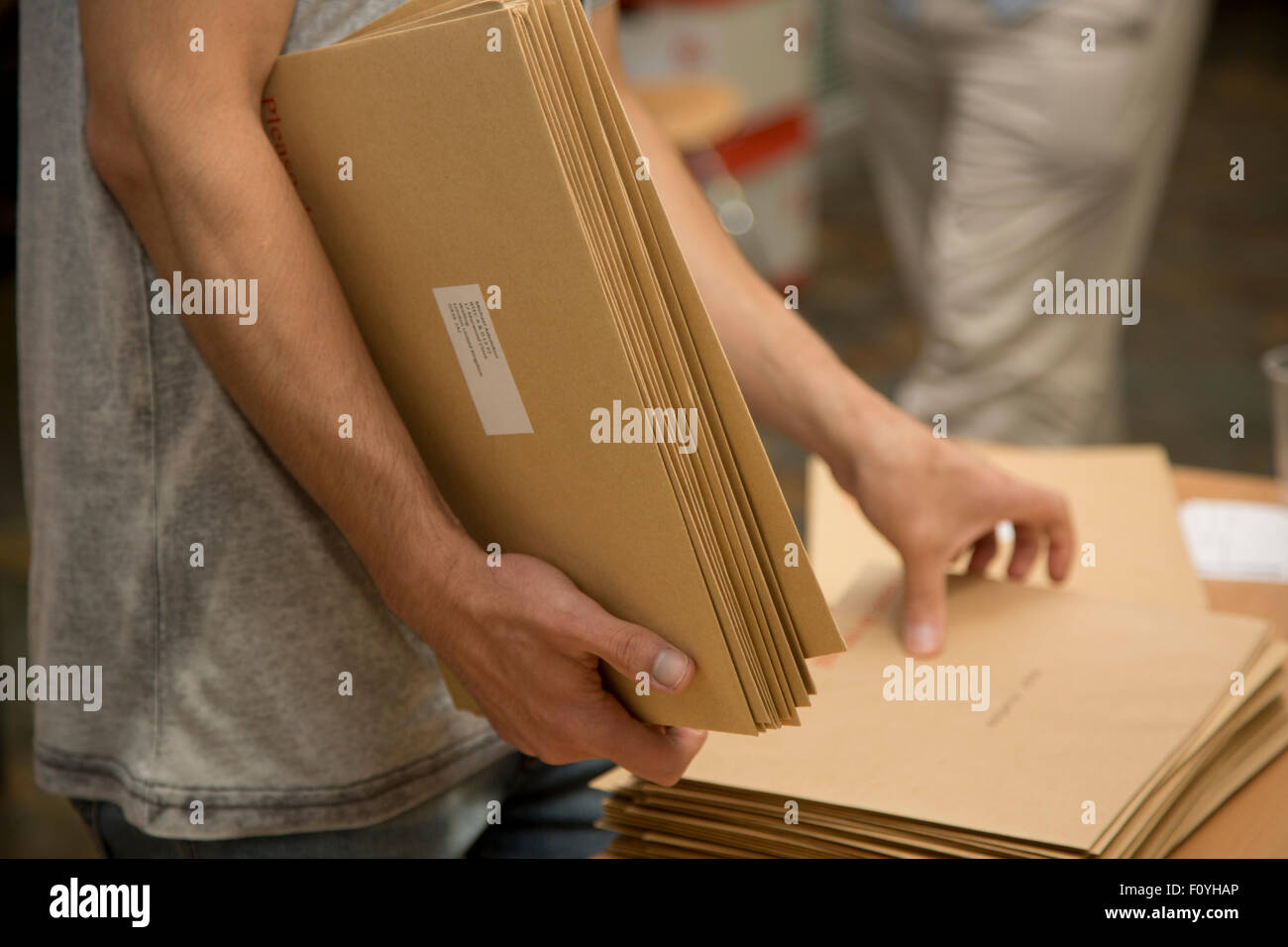 Envelopes with examination results Stock Photo - Alamy