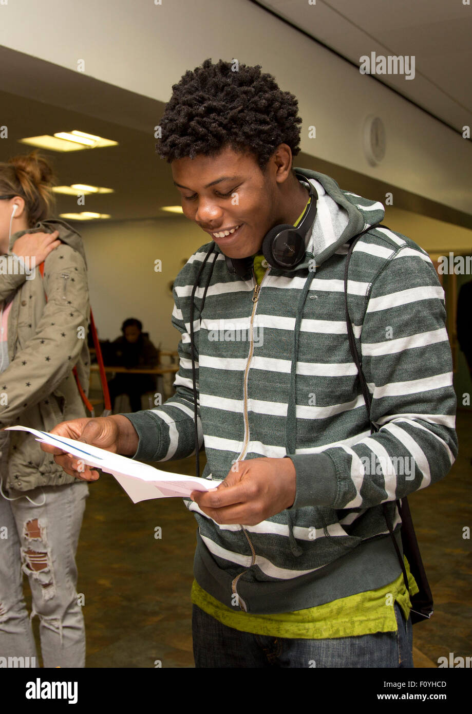 Celebrating exam results hi-res stock photography and images - Alamy