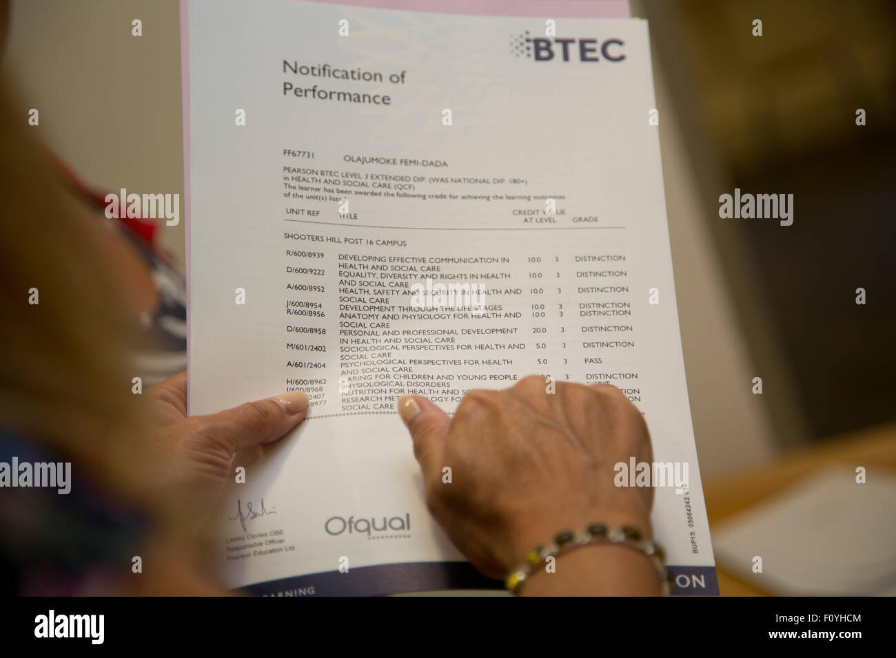 Exam results a level hi-res stock photography and images - Alamy
