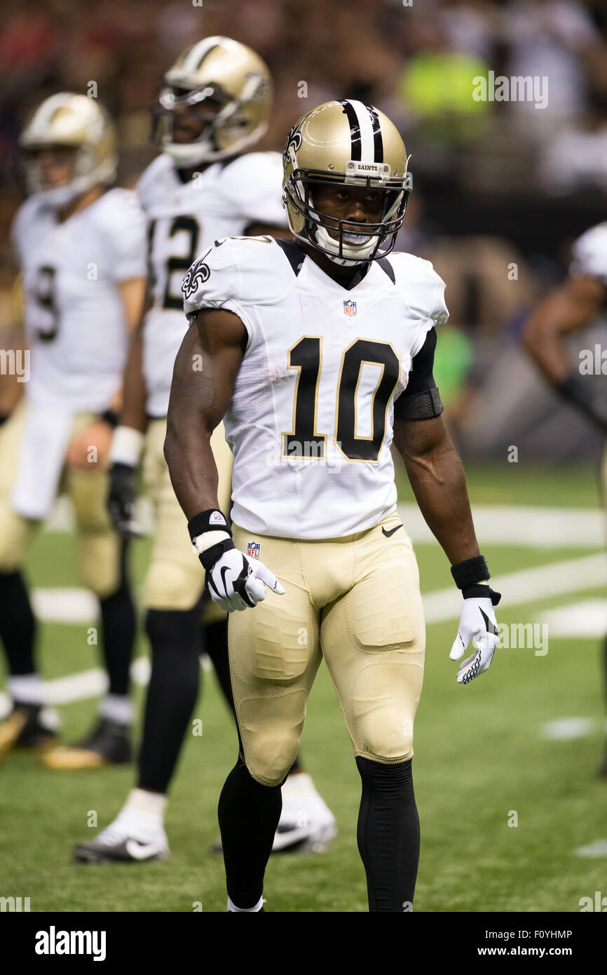 August 22, 2015 - New Orleans Saints wide receiver Brandin Cooks (10 ...