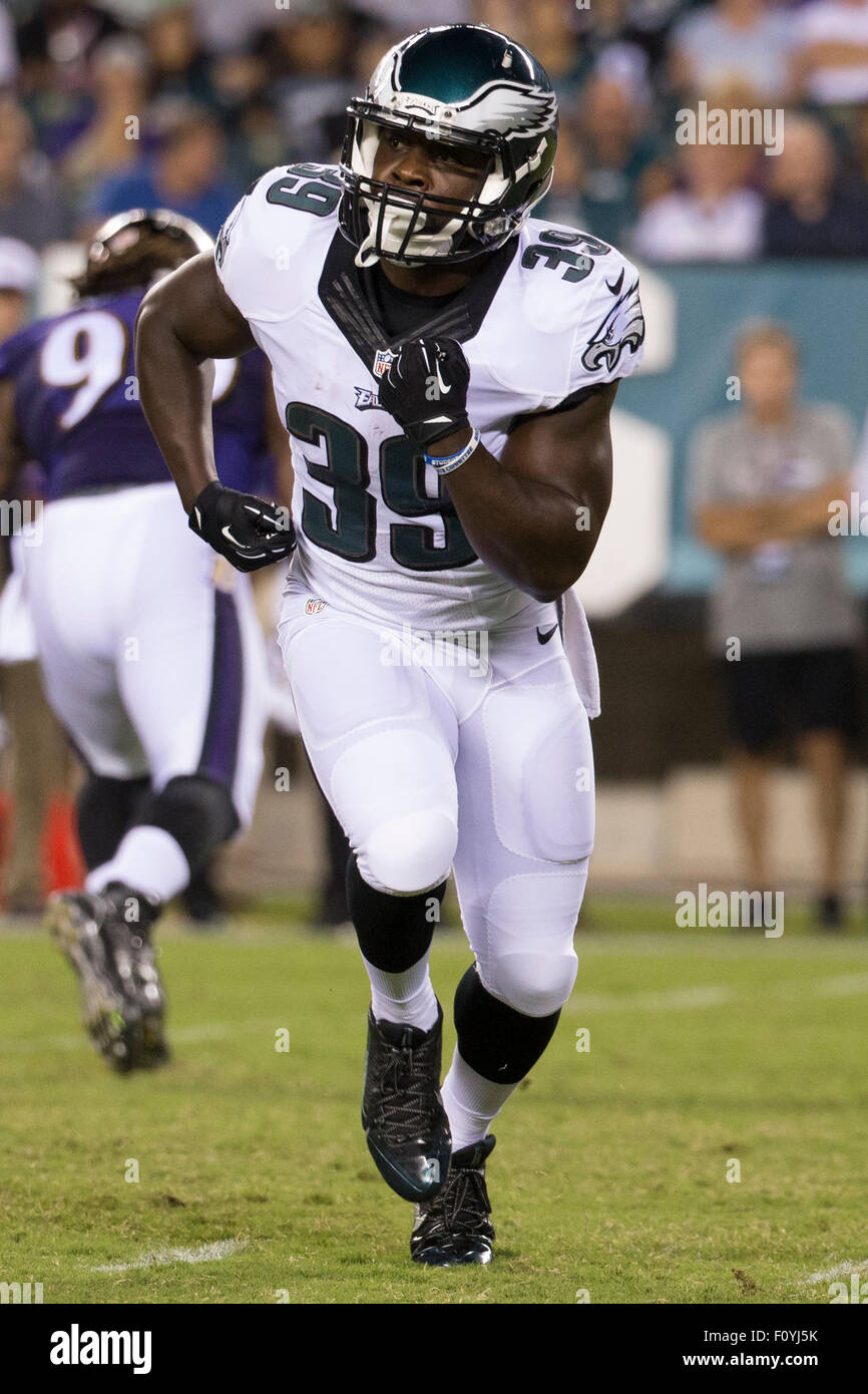 August 22, 2015: Philadelphia Eagles running back Kevin Monangai (39 ...