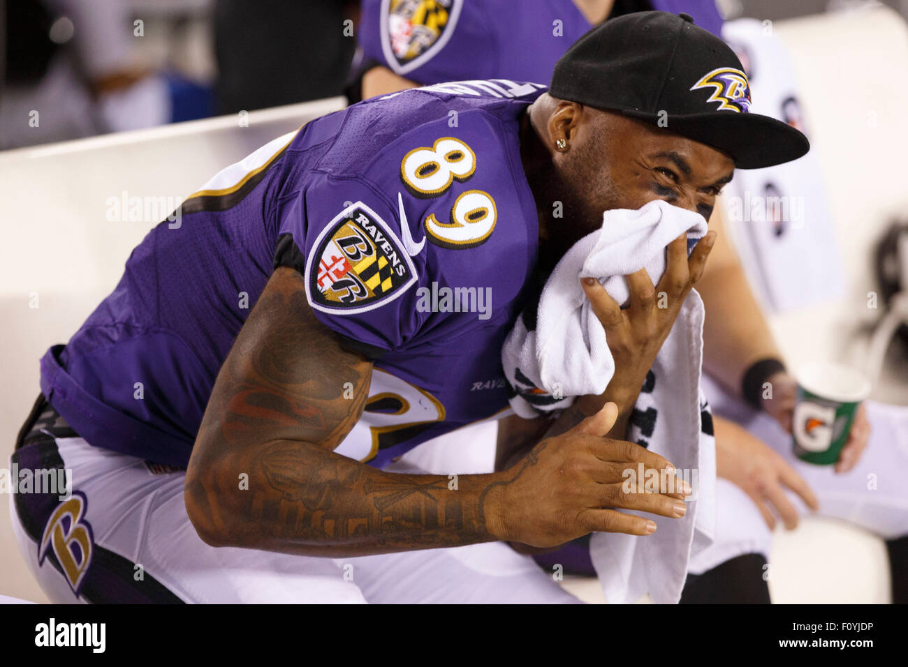 August 22, 2015: Baltimore Ravens wide receiver Steve Smith Sr. (89 ...