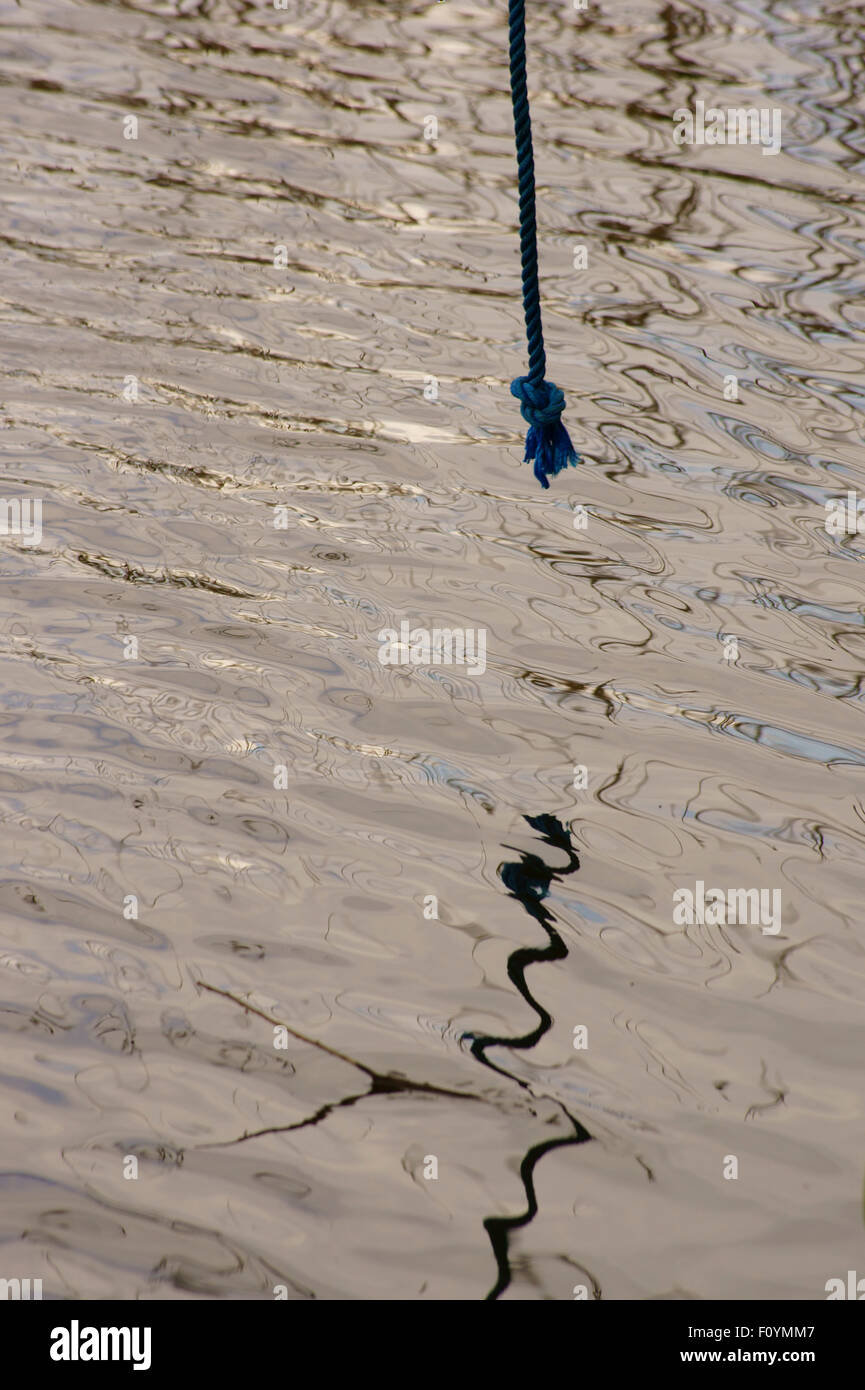 Rope at the swimming area Stock Photo - Alamy