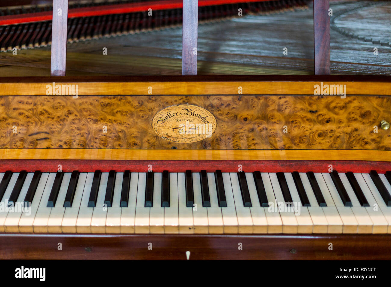 Antique keyboard instrument at the Museum of Musical Instruments ...
