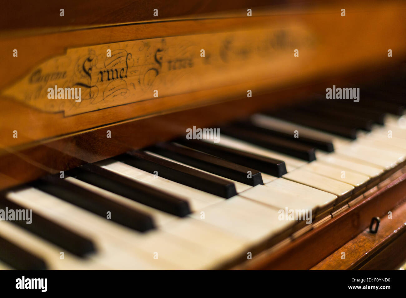 Antique keyboard instrument at the Museum of Musical Instruments ...