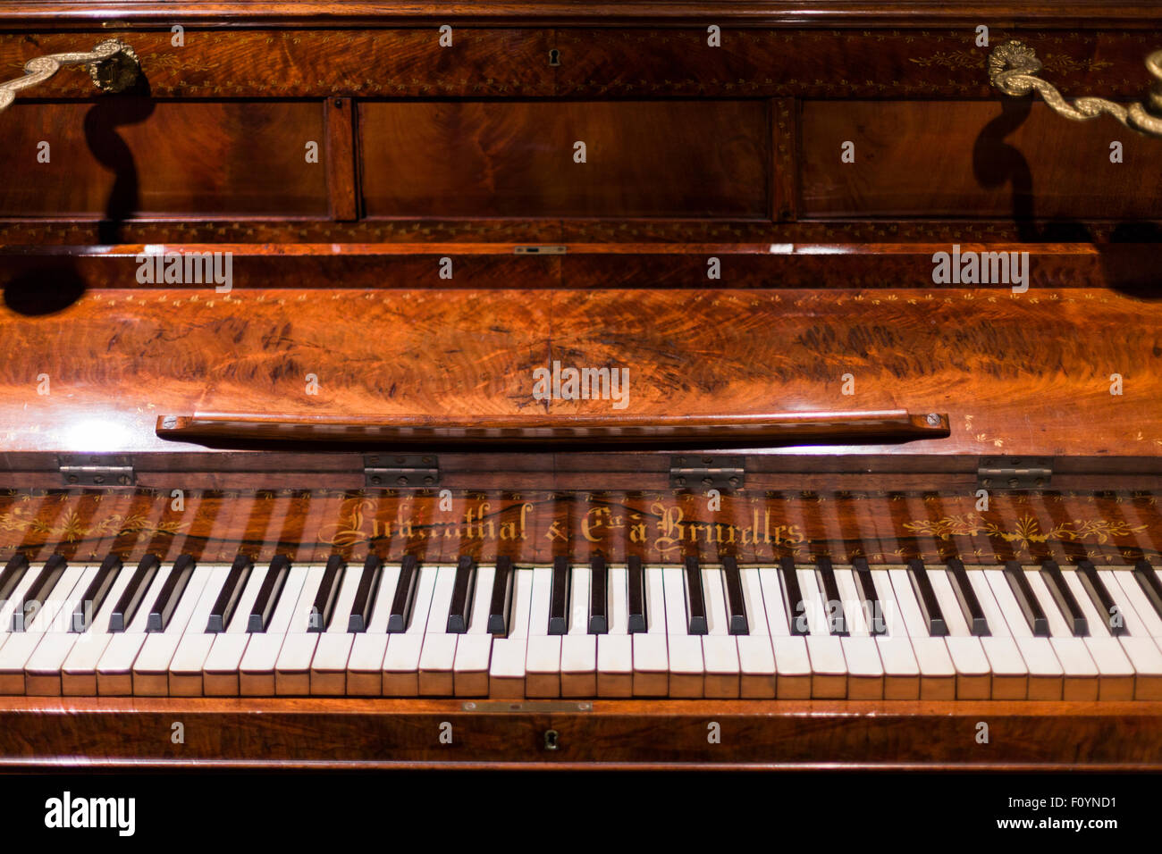 Antique keyboard instrument at the Museum of Musical Instruments ...