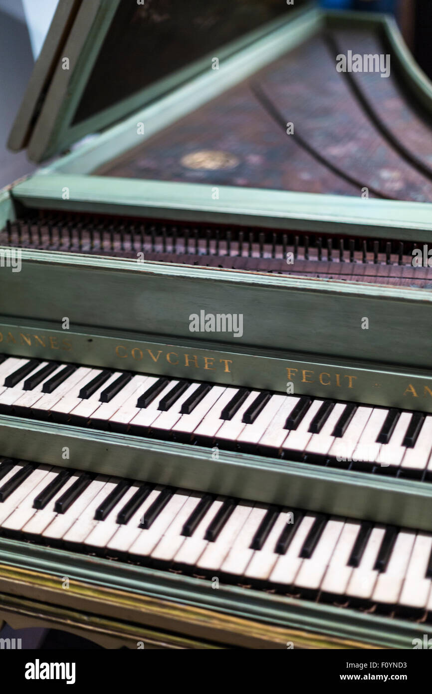 Antique keyboard instrument at the Museum of Musical Instruments ...