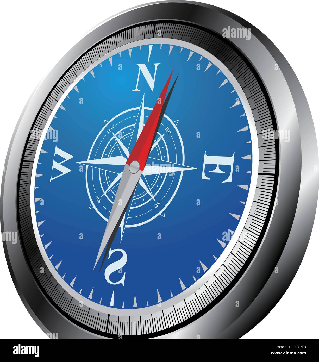 Compass needle Stock Vector Images - Alamy