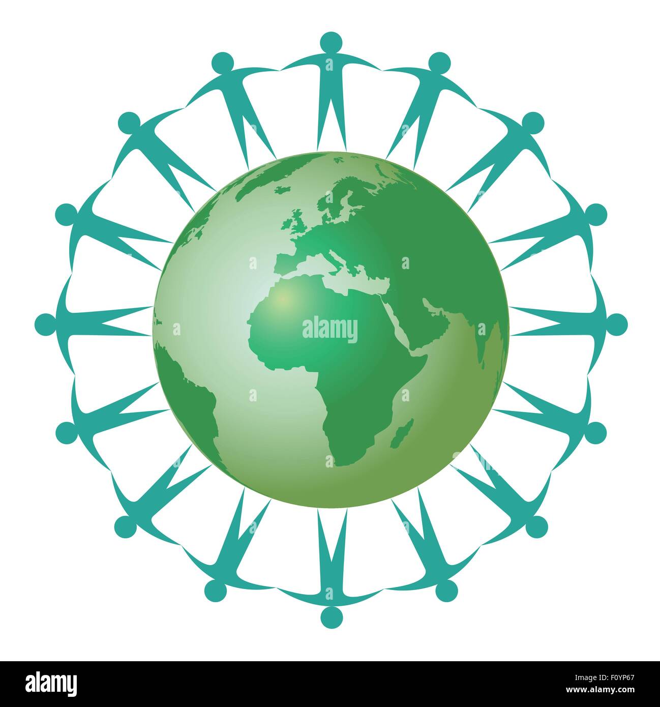 People hold planet save Stock Vector Images - Alamy