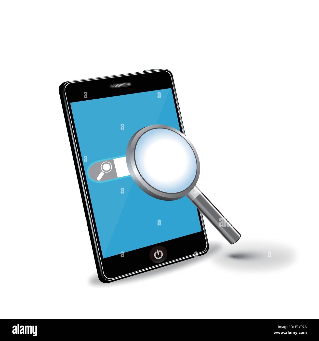 Magnifying glass vector vectors hi-res stock photography and images - Alamy