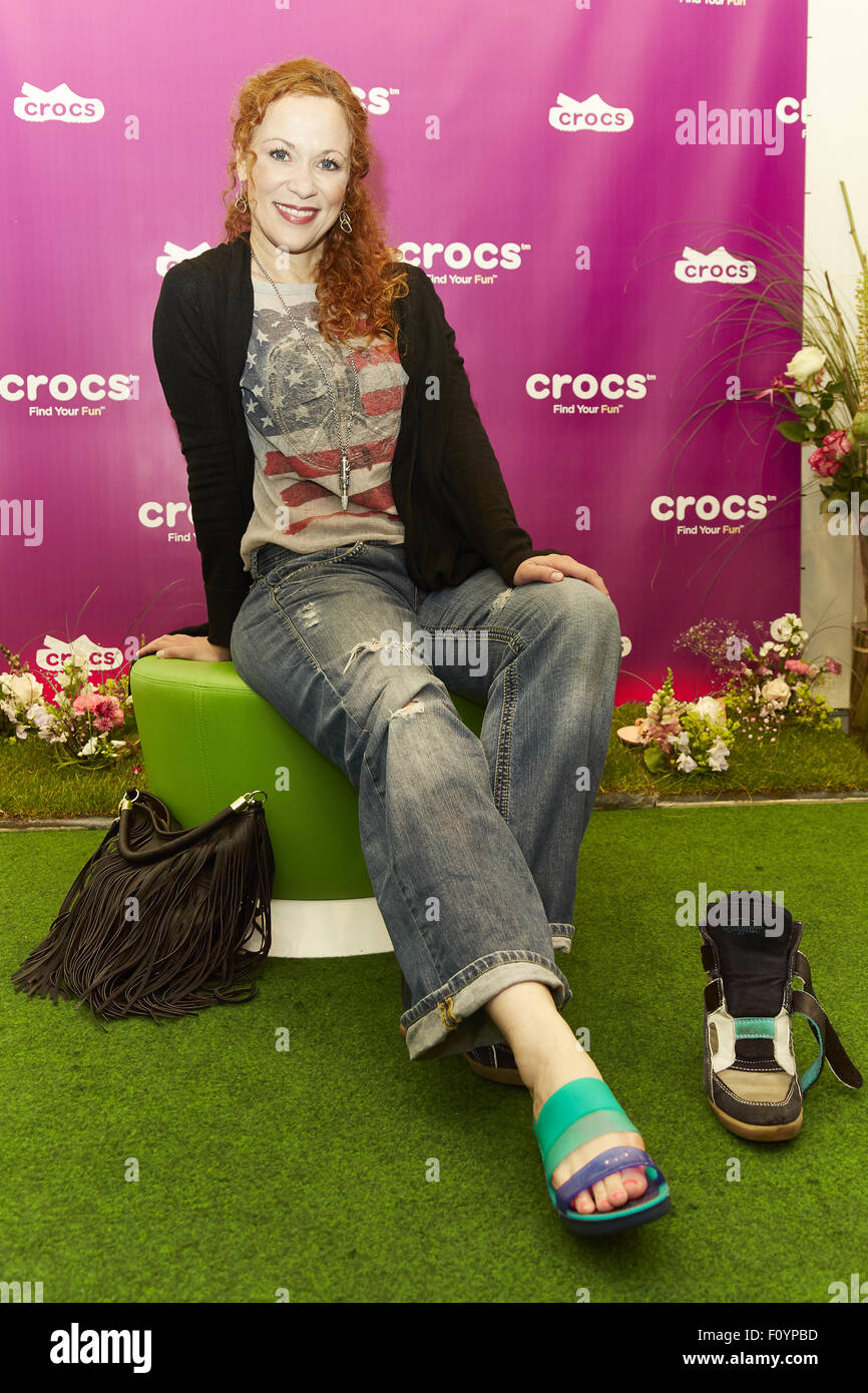 Celebrities at Crocs Summer Shopping event at Crocs Store Ehrenstraße ...