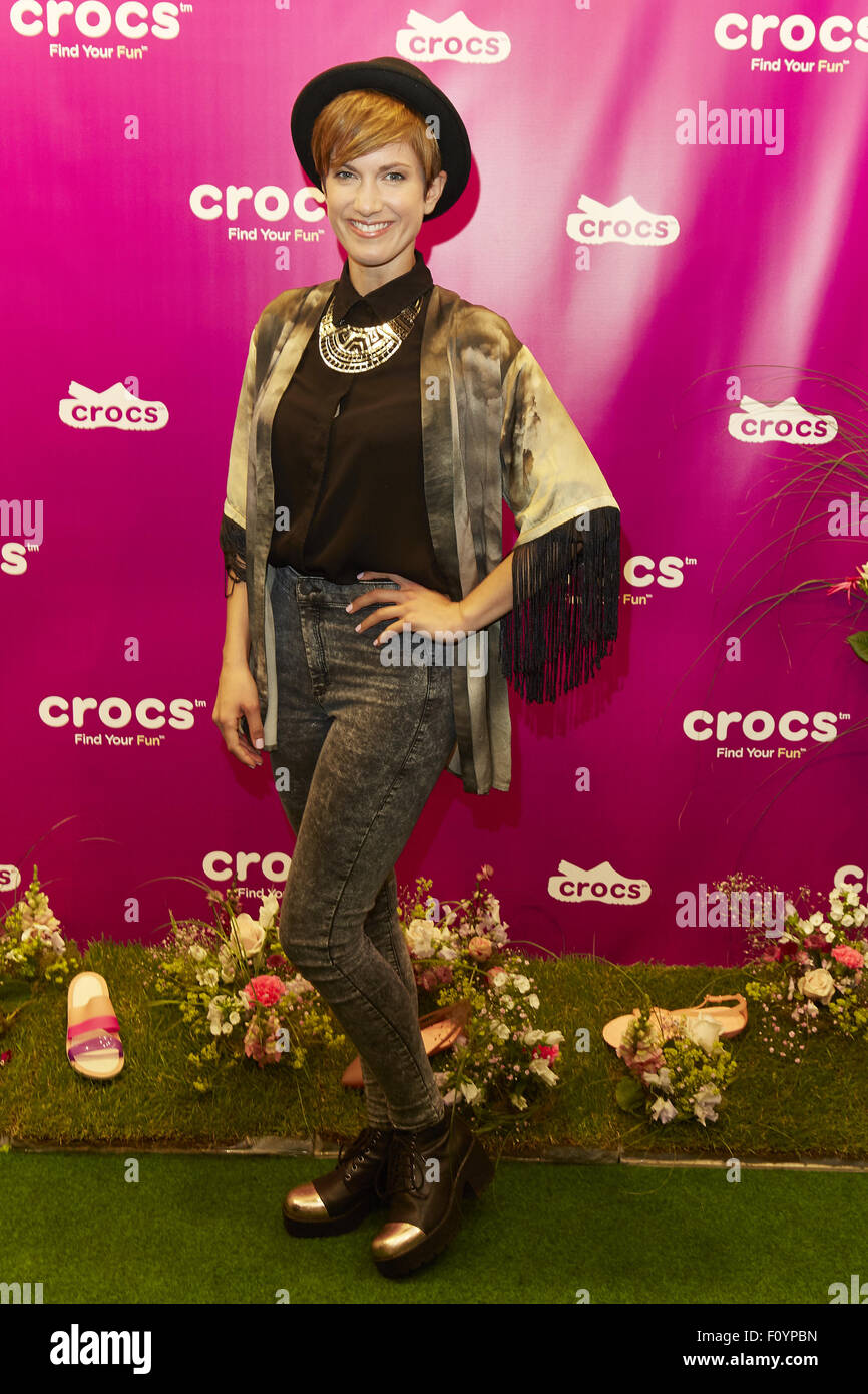 Celebrities at Crocs Summer Shopping event at Crocs Store Ehrenstraße ...