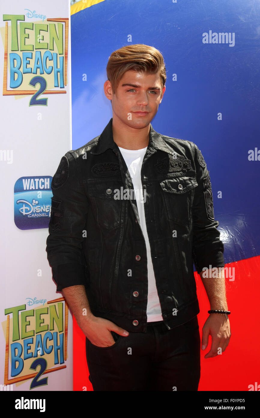 Teen Beach 2 Movie Premiere Screening Featuring: Garrett Clayton Where ...